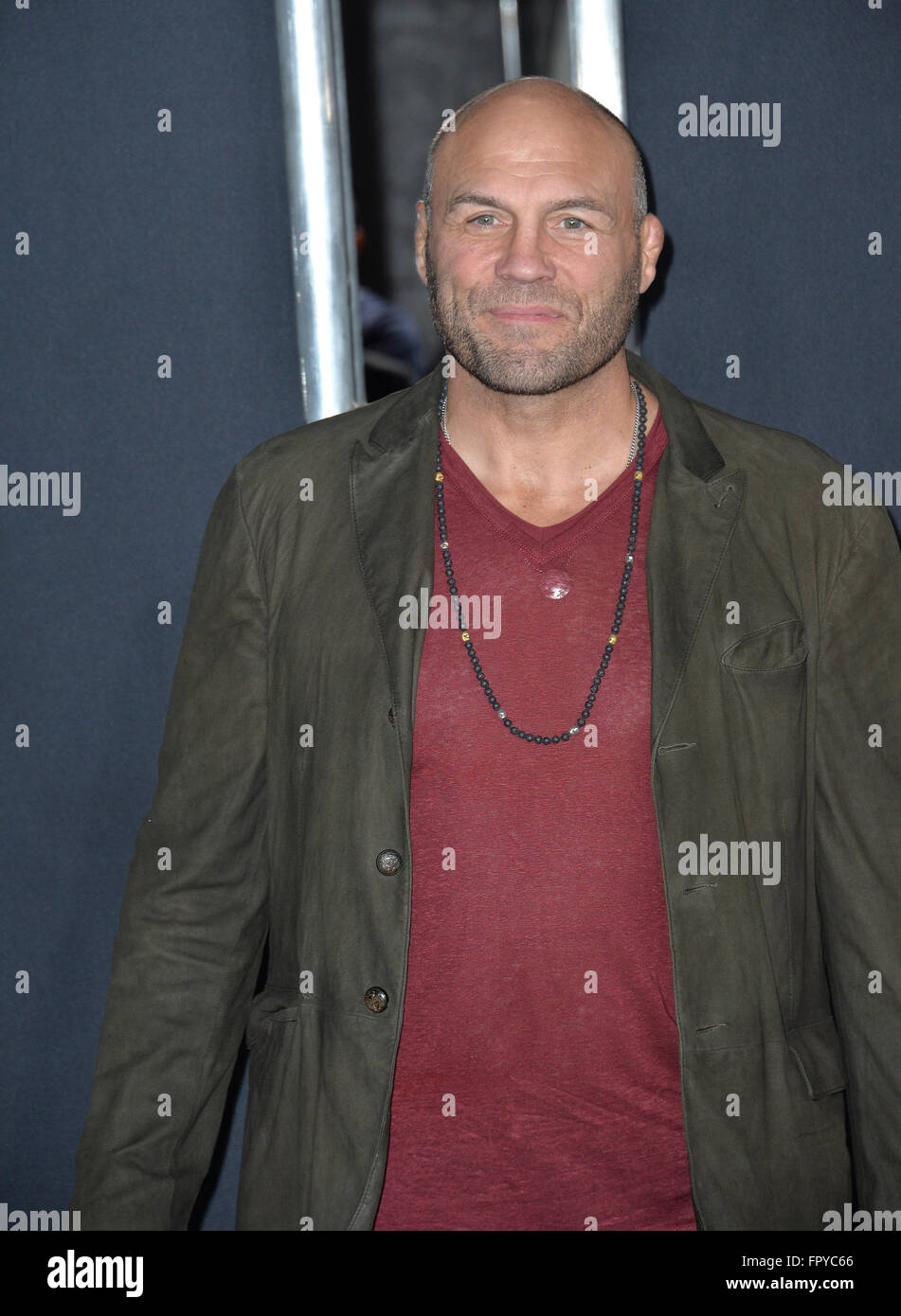 LOS ANGELES, CA - NOVEMBER 19, 2015: Actor Randy Couture at the Los ...