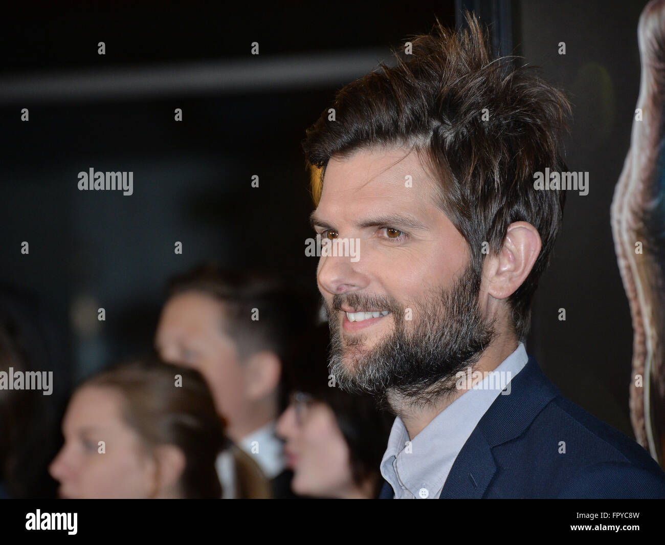 LOS ANGELES, CA - NOVEMBER 30, 2015: Actor Adam Scott at the Los ...