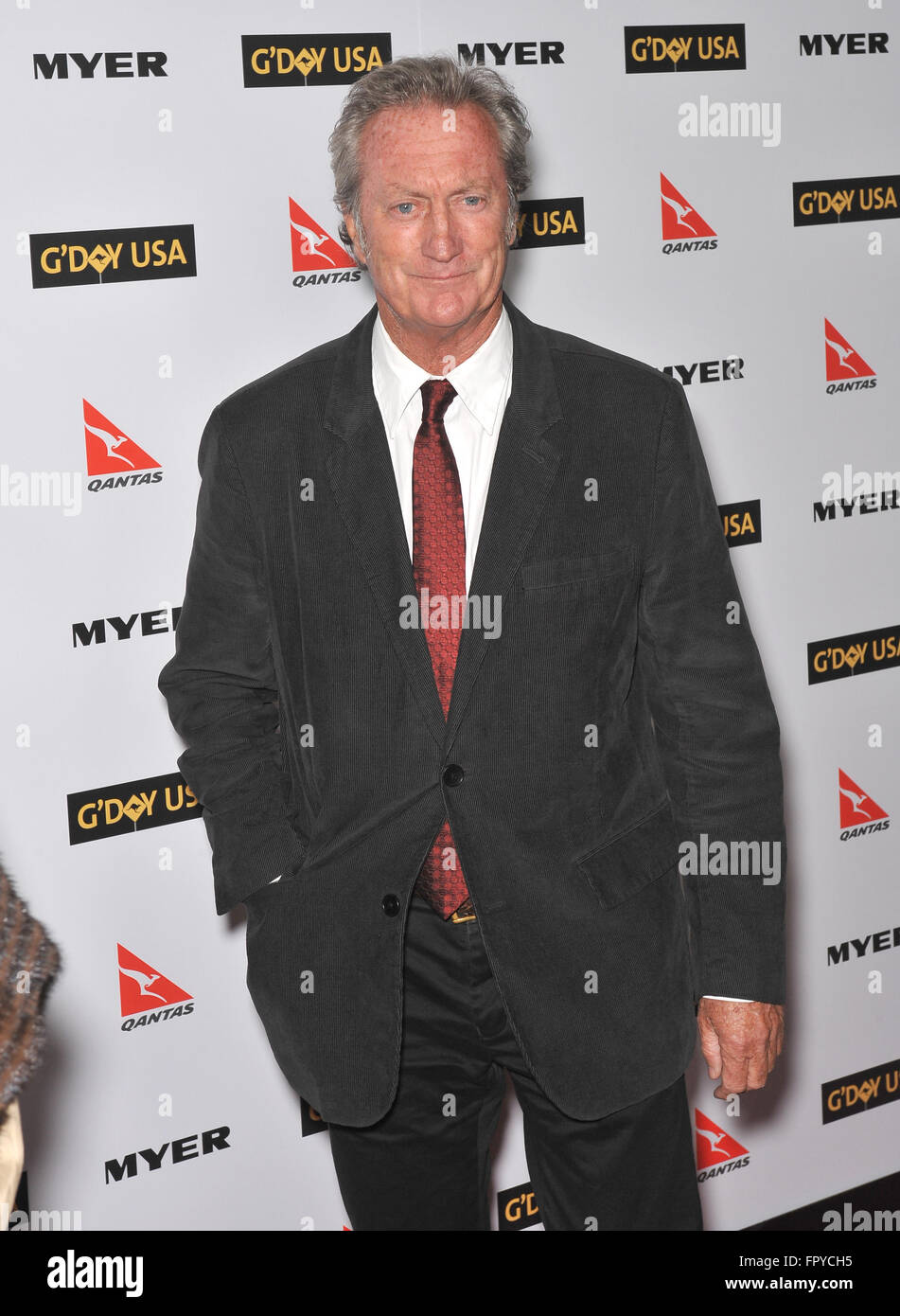 LOS ANGELES, CA - JANUARY 16, 2010: Bryan Brown at the 2010 G'Day USA ...