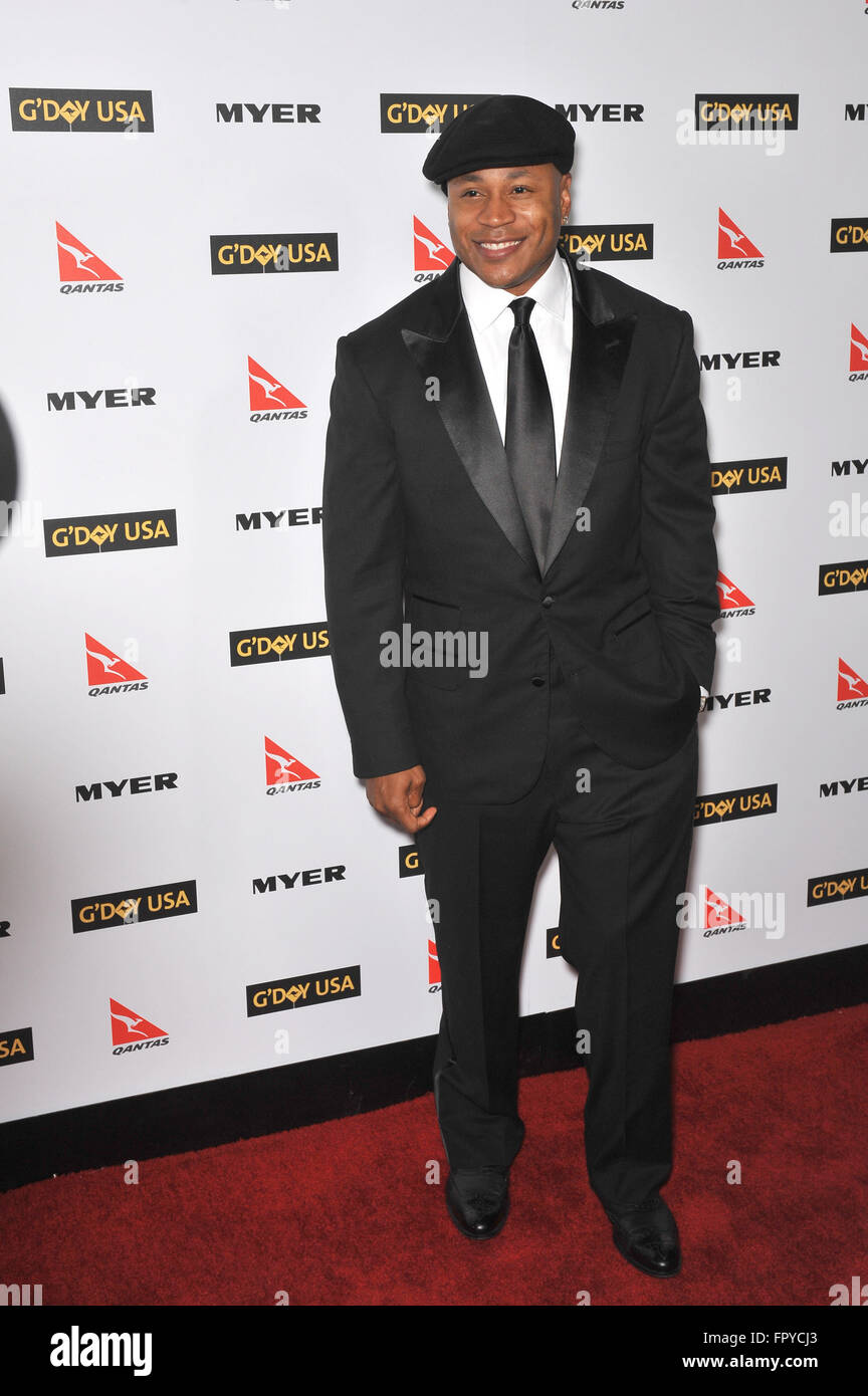 LOS ANGELES, CA - JANUARY 16, 2010: LL Cool J at the 2010 G'Day USA ...