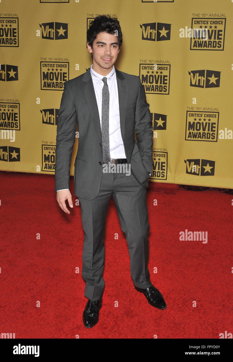LOS ANGELES, CA - JANUARY 15, 2010: Joe Jonas - of The Jonas Brothers ...