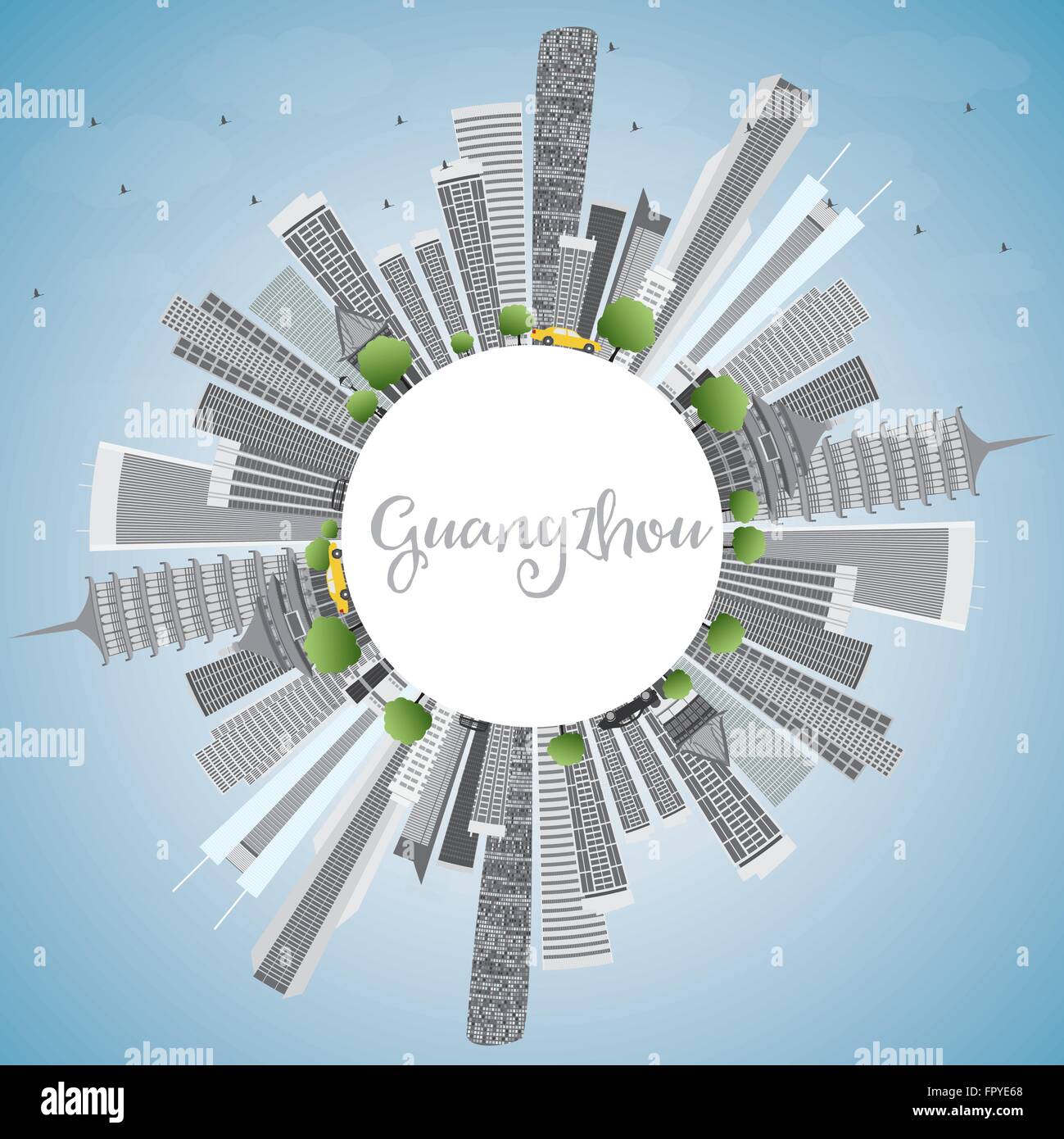 Guangzhou Stock Vector Images - Alamy