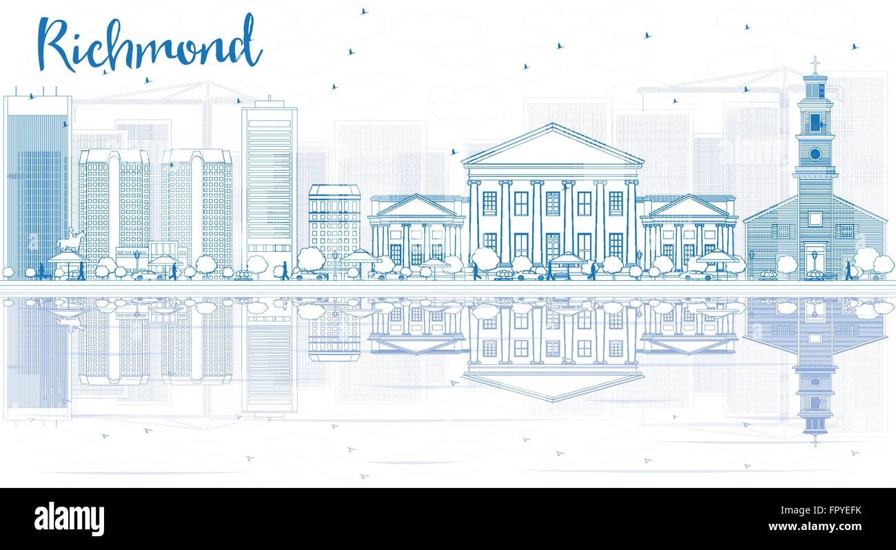Richmond skyscraper Stock Vector Images - Alamy