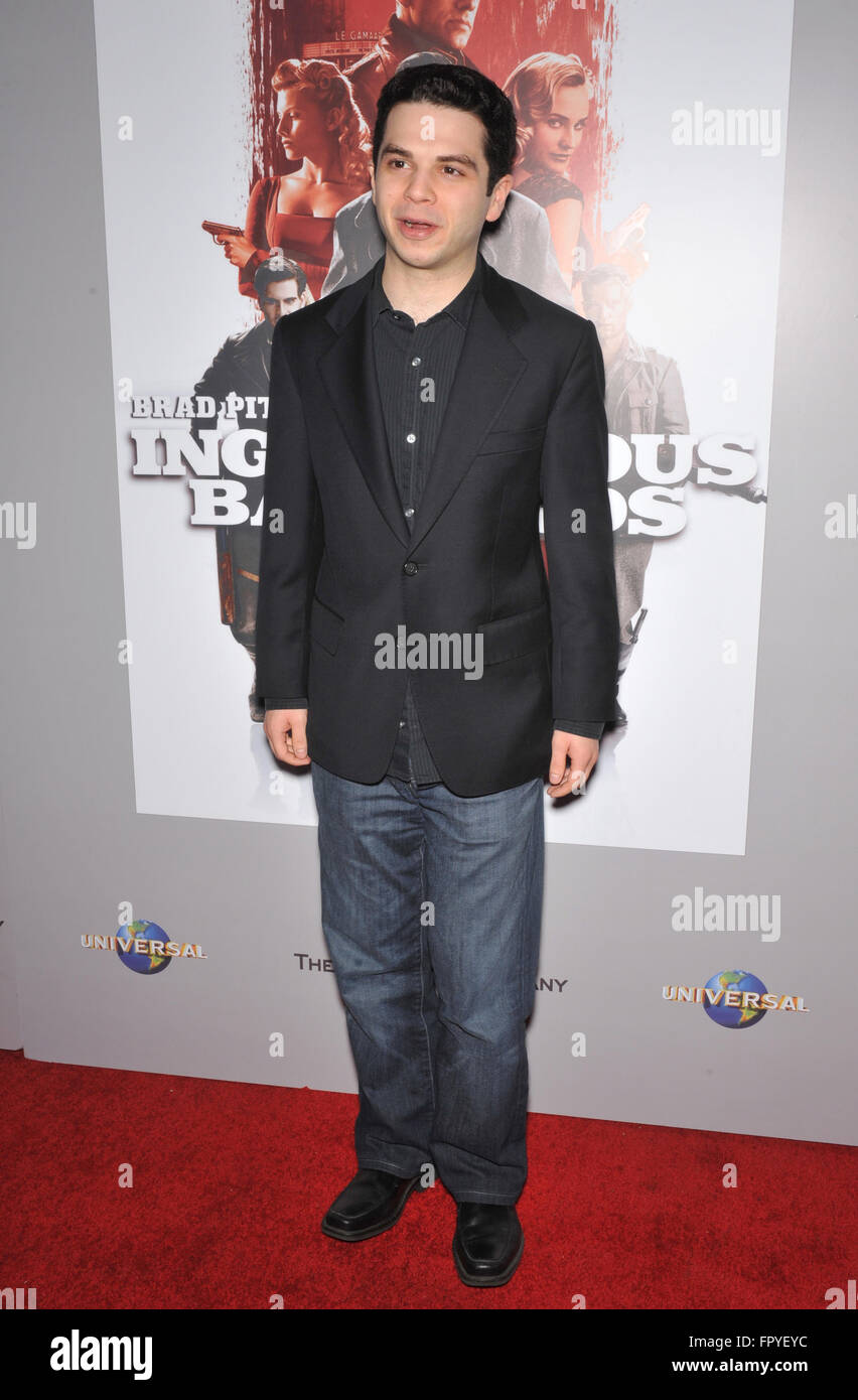LOS ANGELES, CA - DECEMBER 14, 2009: Samm Levine at the DVD launch of ...