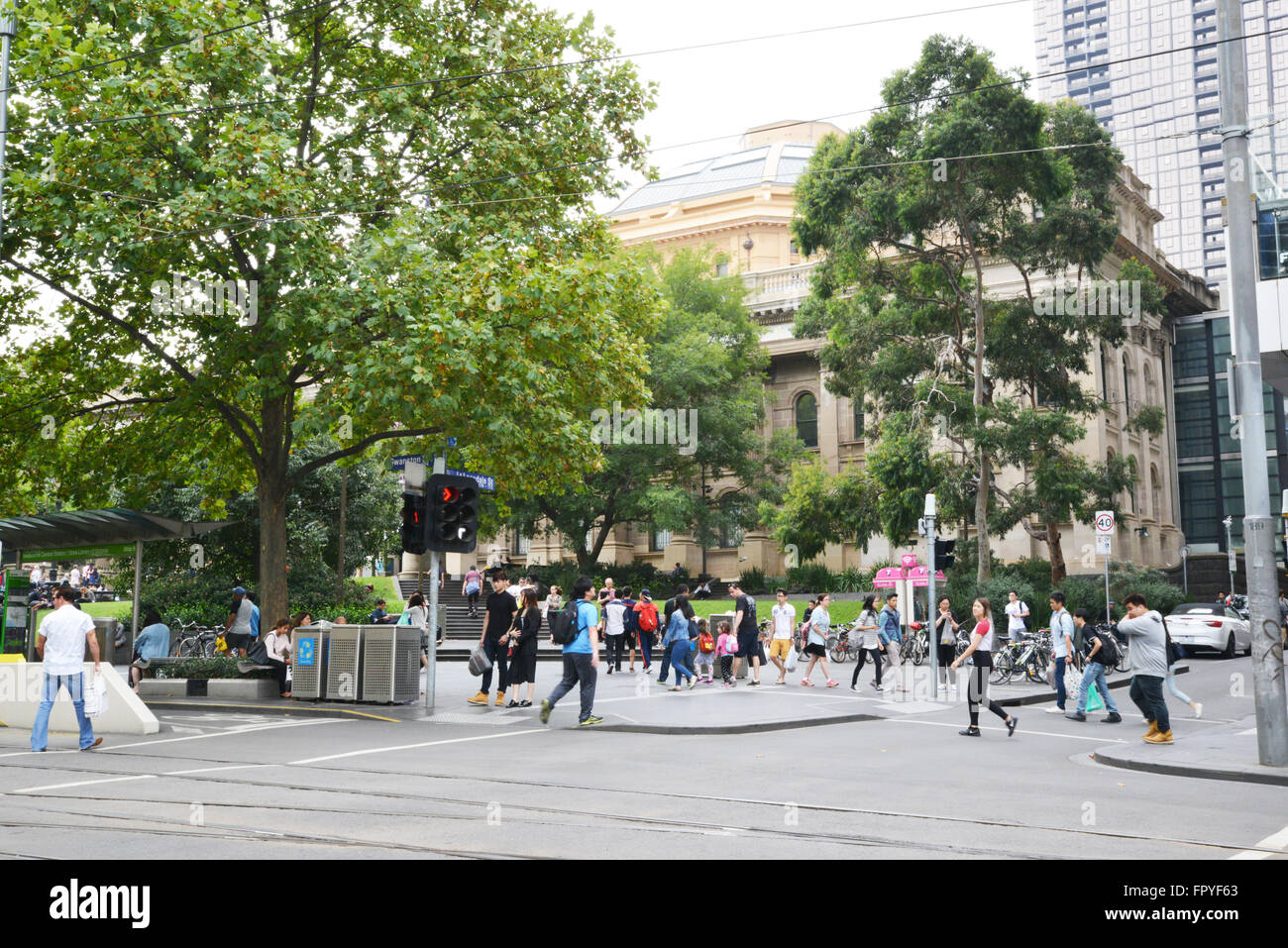 State Library of Victoria, Swanston Street, Melbourne, Victoria ...