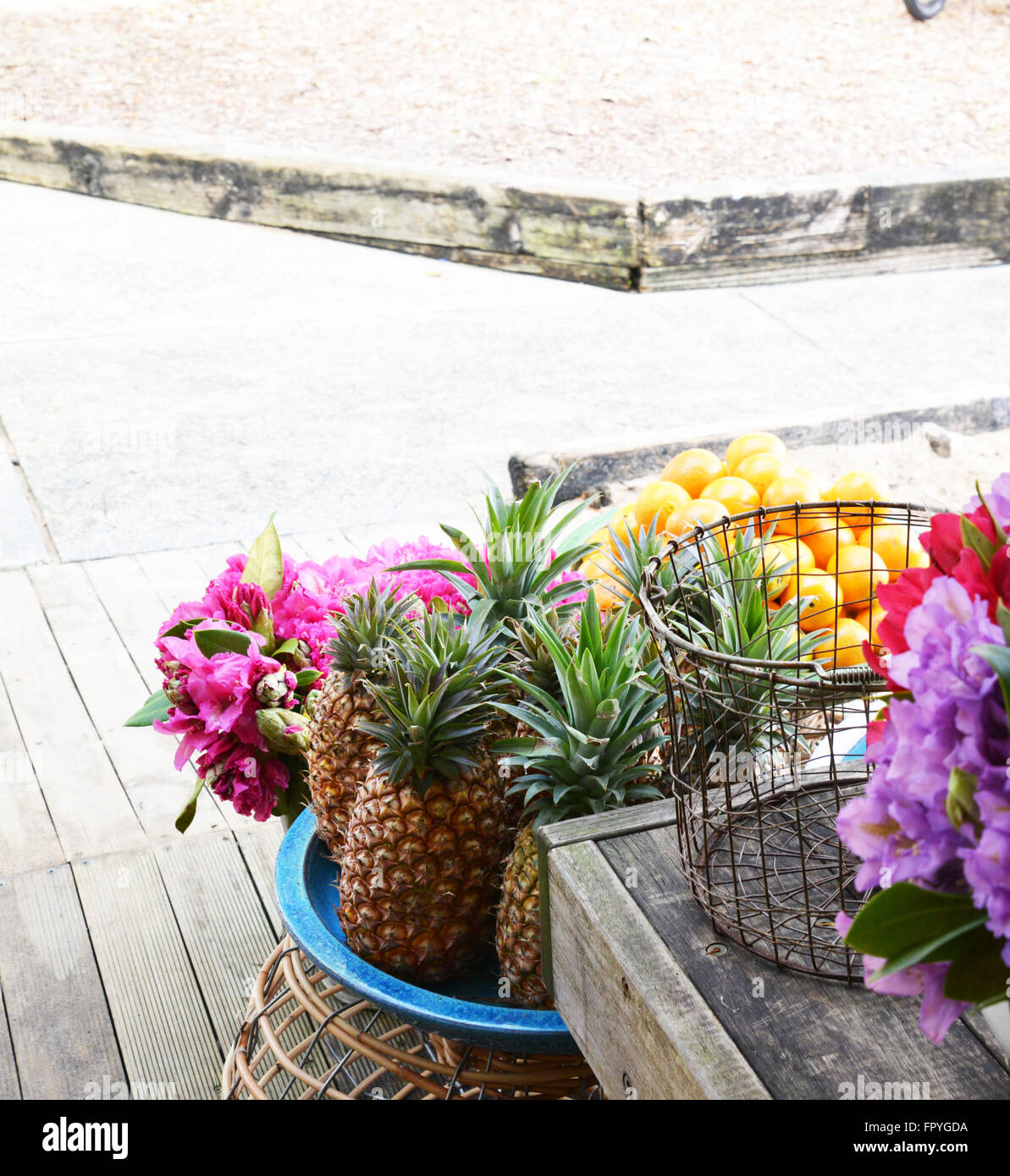 Still Life With Pineapple High Resolution Stock Photography and Images ...