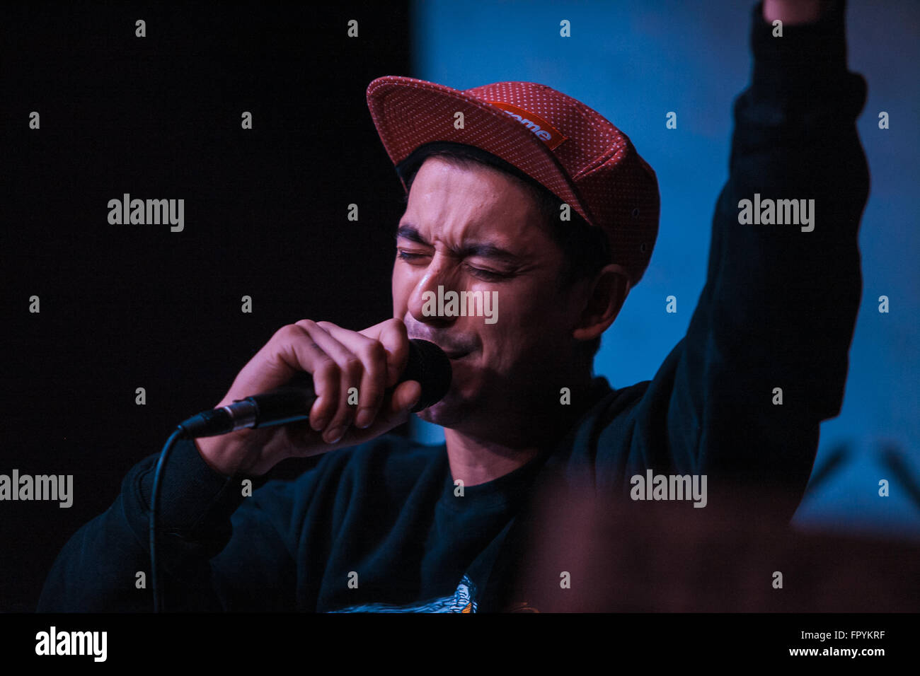 MOSCOW - 1 NOVEMBER, 2015 : Presentation of Russian hip-hop magazine ...