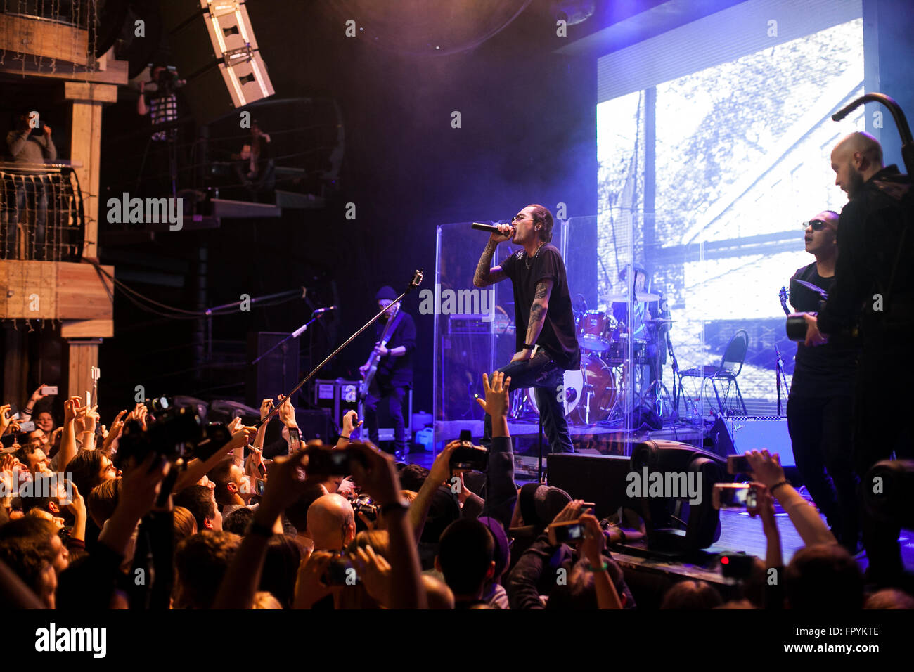 MOSCOW - 5 DECEMBER, 2015 : Presentation of long awaited album of ...