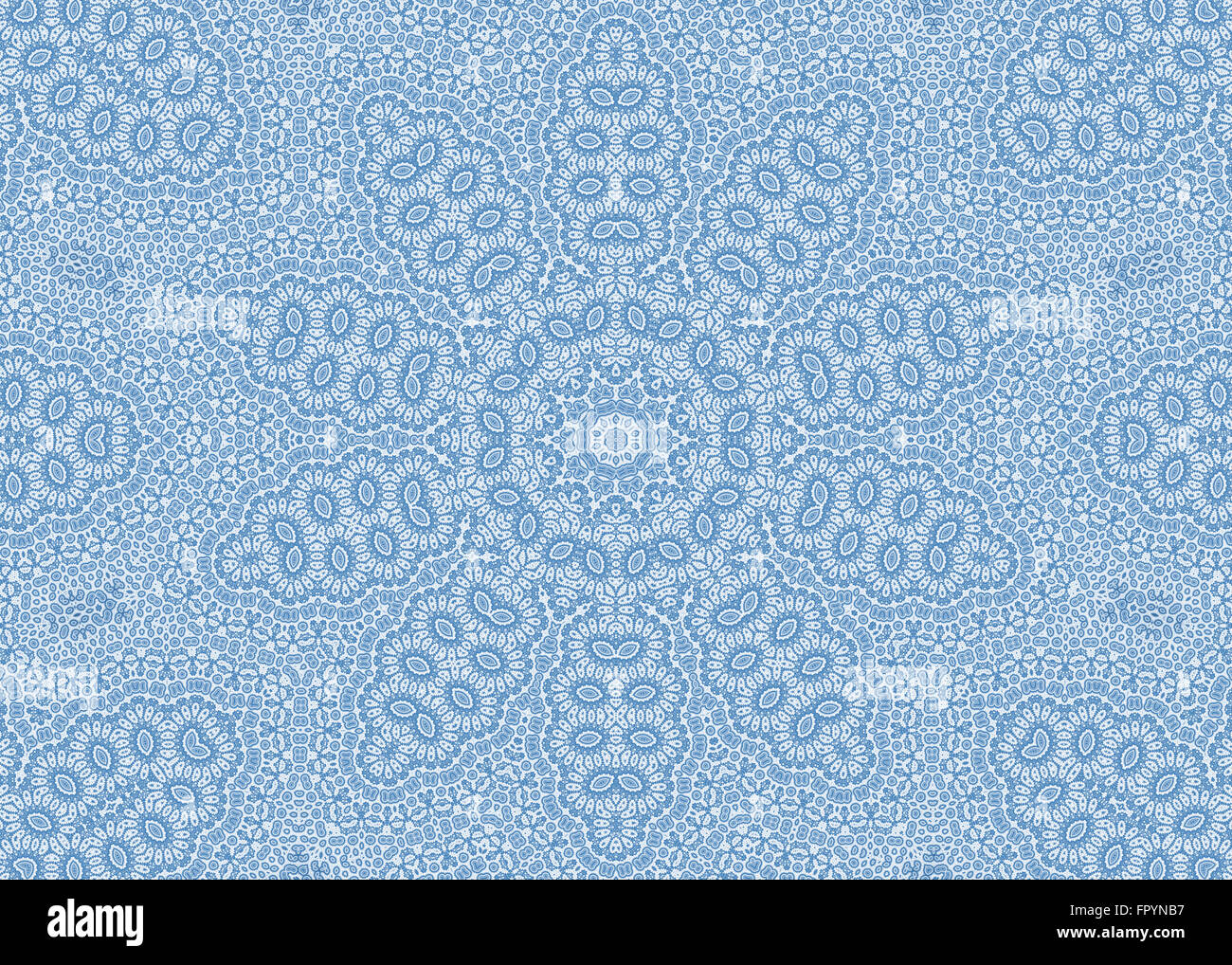 Blue abstract ornamental background Stock Photo - Alamy