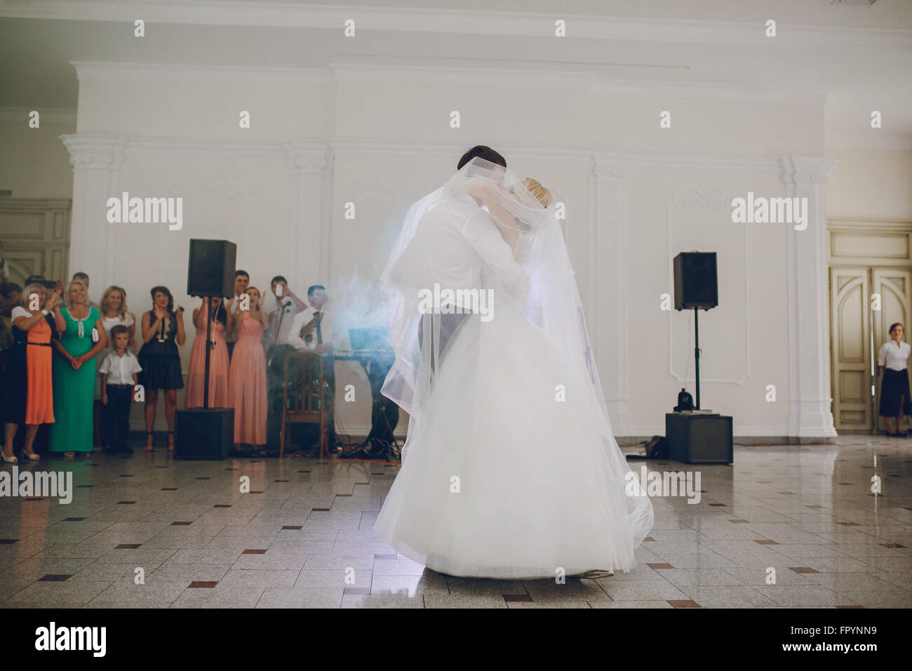 First wedding dance Stock Photo - Alamy