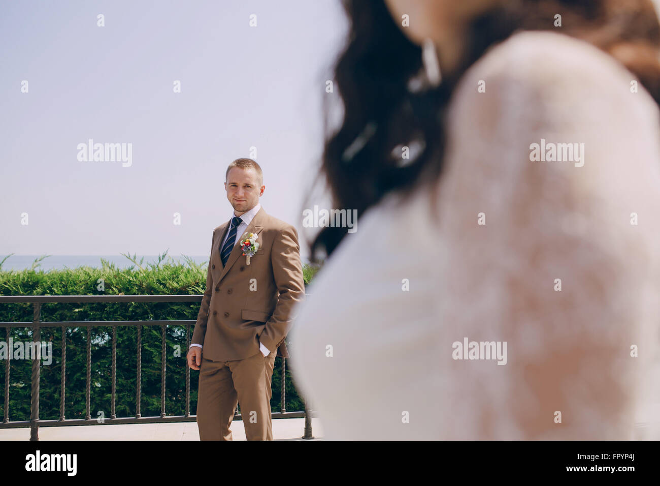 sunny wedding day Stock Photo - Alamy