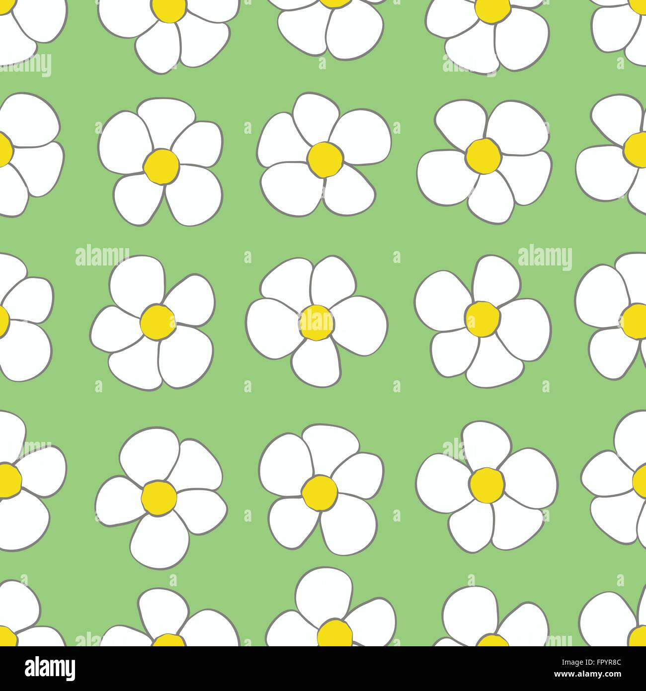 Seamless Abstract Flower Background Pattern Stock Vector Image & Art ...