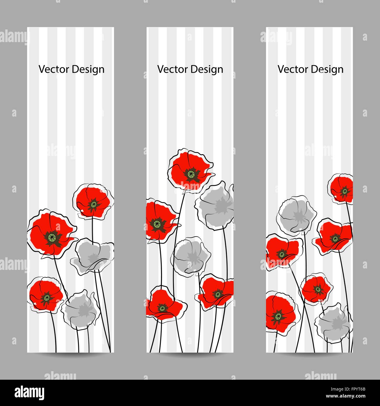 Poppy day banners hi-res stock photography and images - Alamy