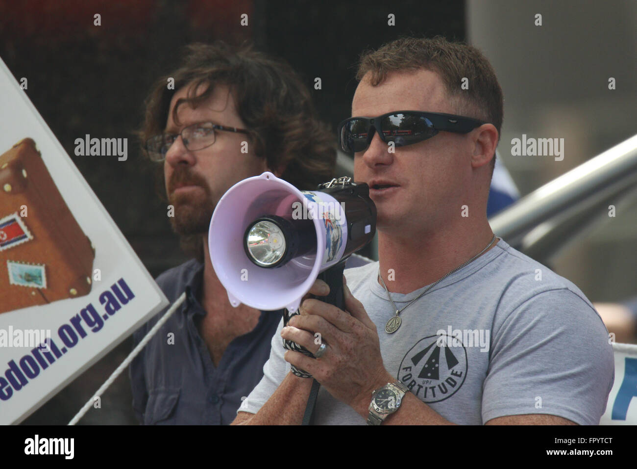 Sydney, Australia. 20 March 2016. Pictured: Chris Shortis from the ...