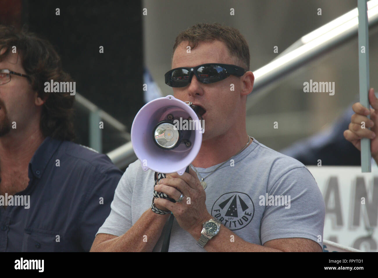 Sydney, Australia. 20 March 2016. Pictured: Chris Shortis from the ...