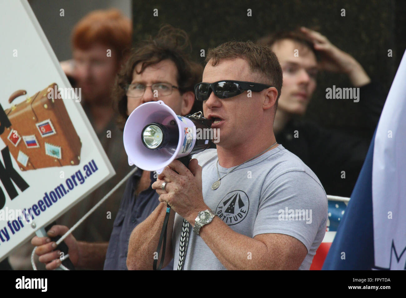 Sydney, Australia. 20 March 2016. Pictured: Chris Shortis from the ...