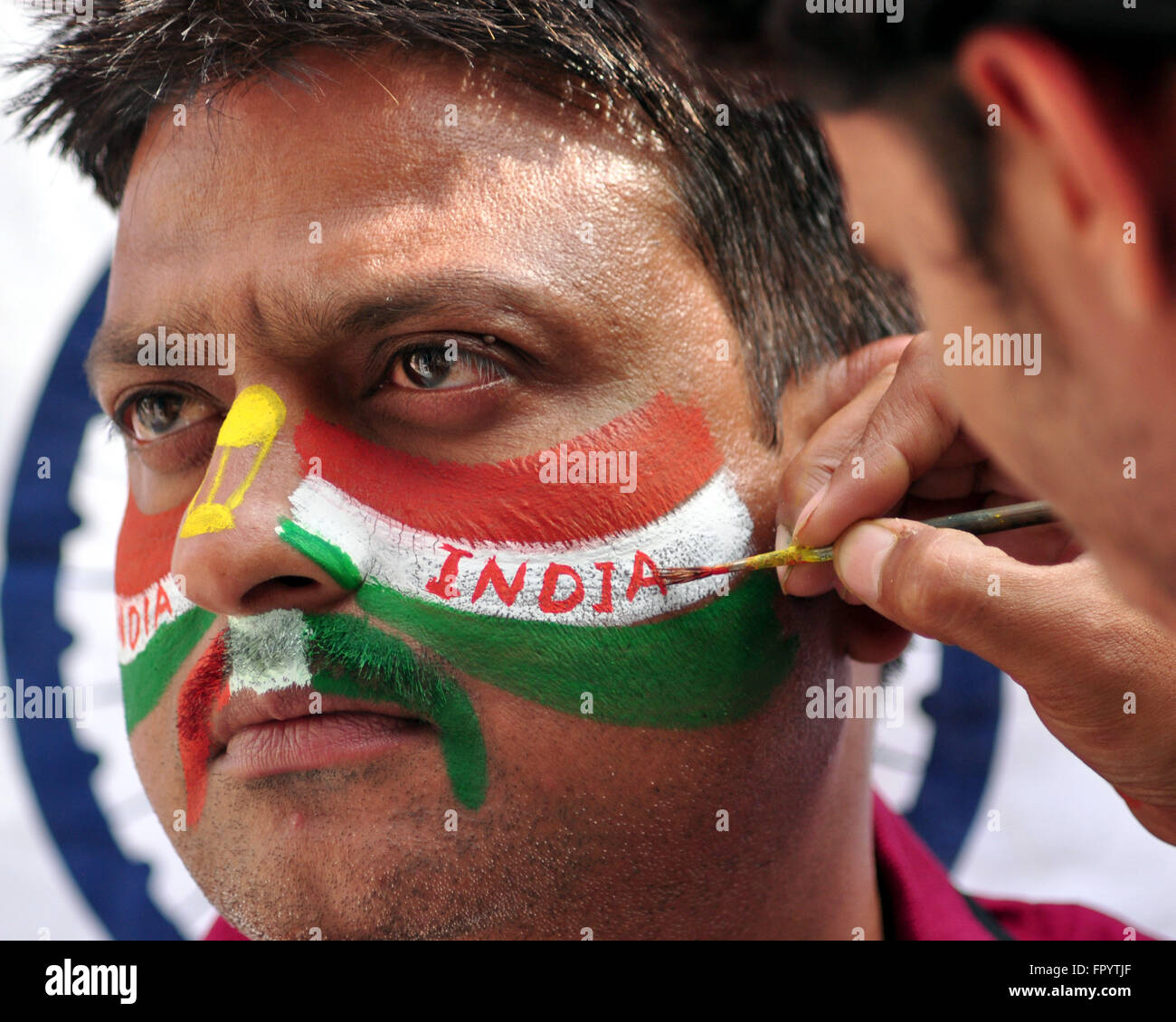 Indian Fans Icc Cricket World High Resolution Stock Photography and ...