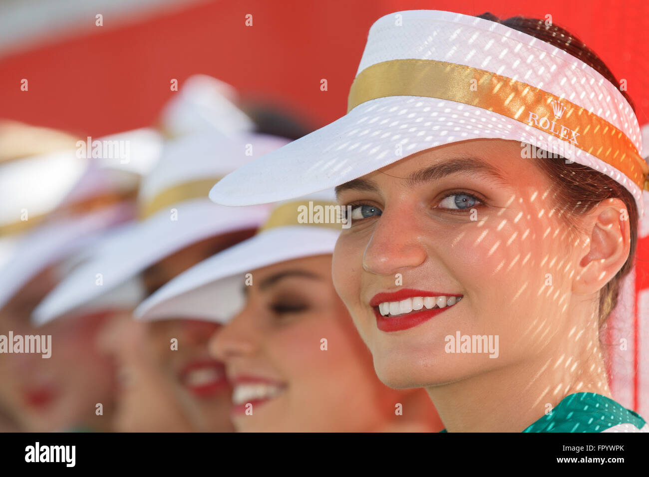 Grid girls f1 2016 hi-res stock photography and images - Alamy