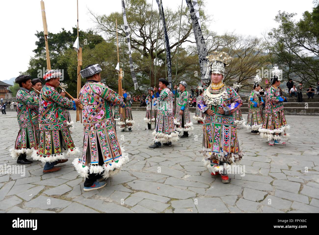 Traditional miao costumes hi-res stock photography and images - Alamy
