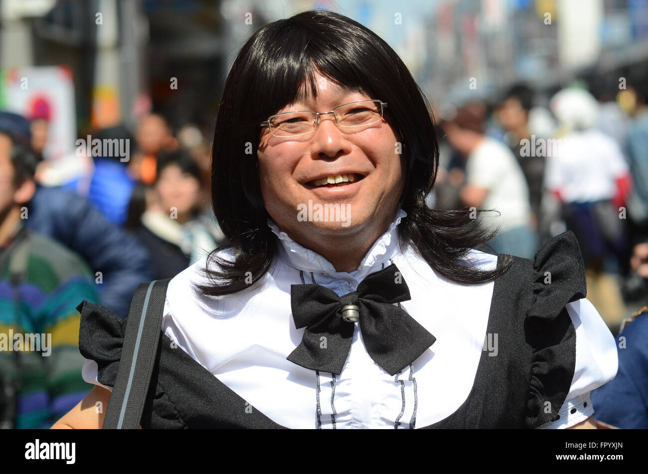 Cosplayers at the annual Nipponbashi Street Festa in Osaka, Japan Stock ...