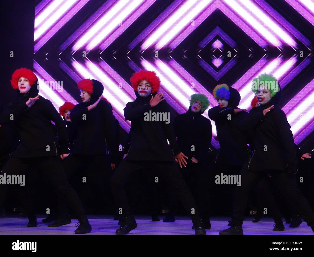 Bird College at the main stage of MOVE IT 2016 Stock Photo - Alamy