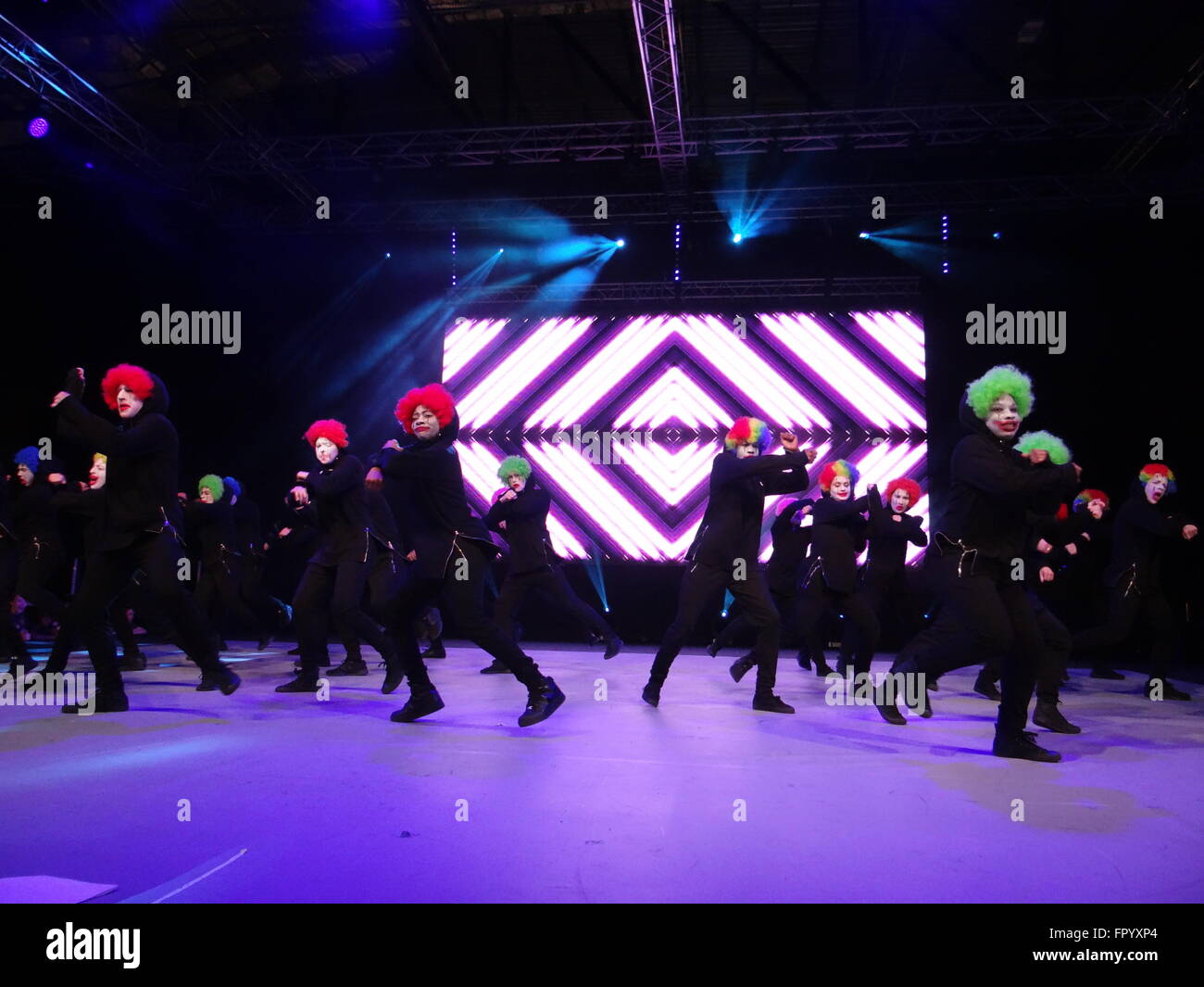 Bird College at the main stage of MOVE IT 2016 Stock Photo - Alamy