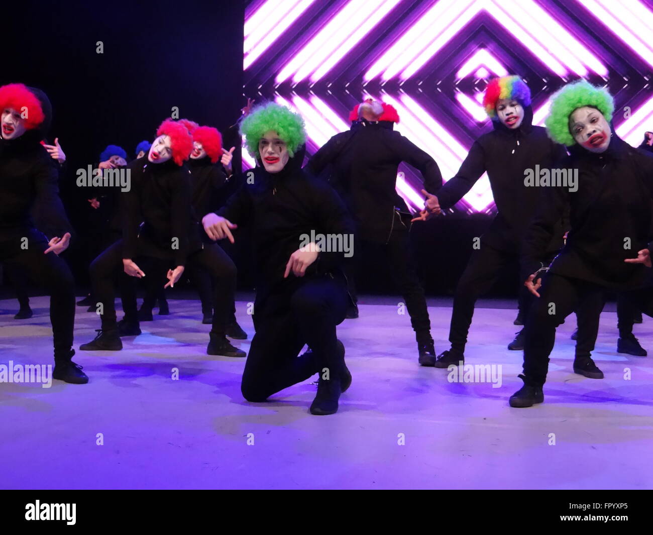 Bird College at the main stage of MOVE IT 2016 Stock Photo - Alamy