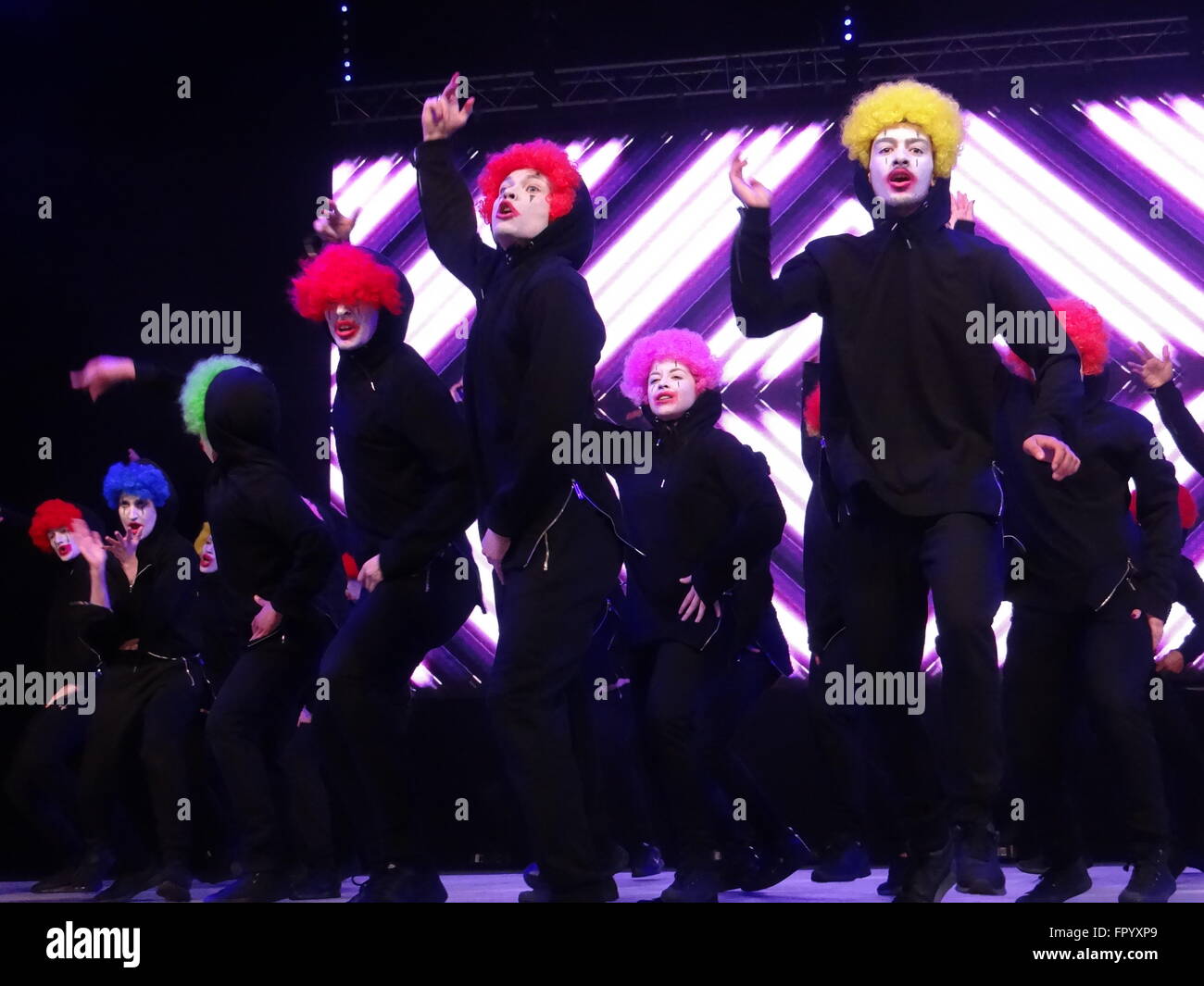Bird College at the main stage of MOVE IT 2016 Stock Photo - Alamy