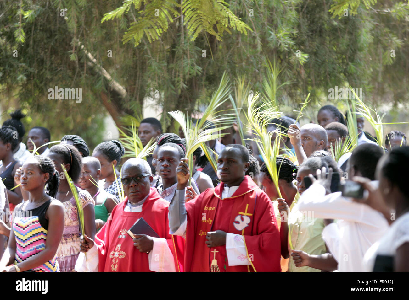 Kampala, Uganda. 2oth March, 2016. Christians match in Kampala, Uganda ...