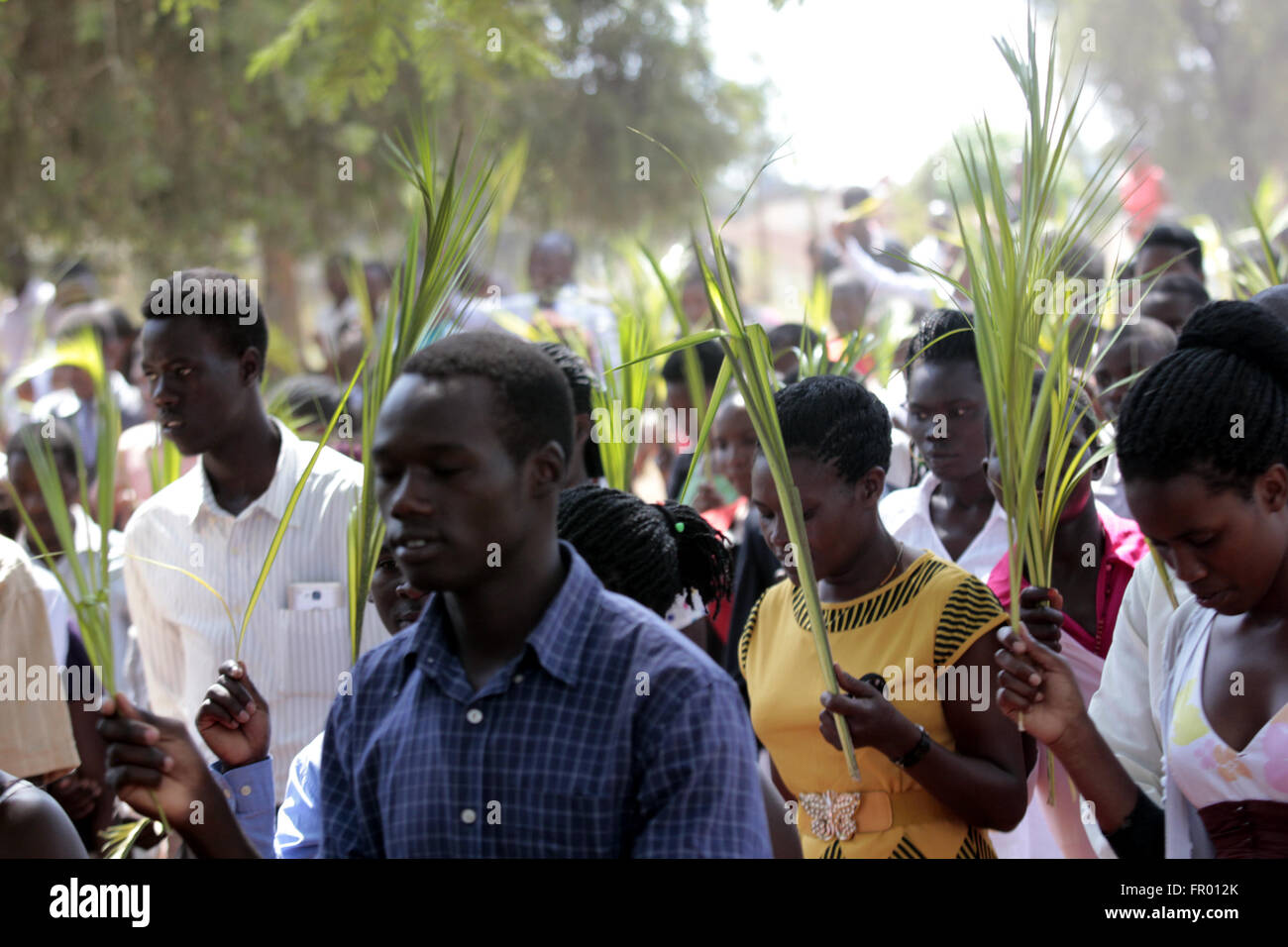 Kampala, Uganda. 2oth March, 2016. Christians match in Kampala, Uganda ...