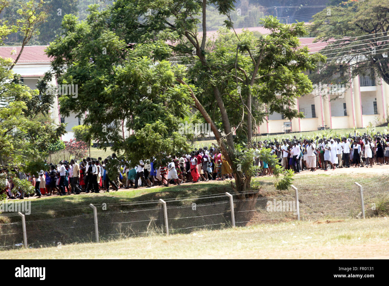 Kampala, Uganda. 2oth March, 2016. Christians match in Kampala, Uganda ...