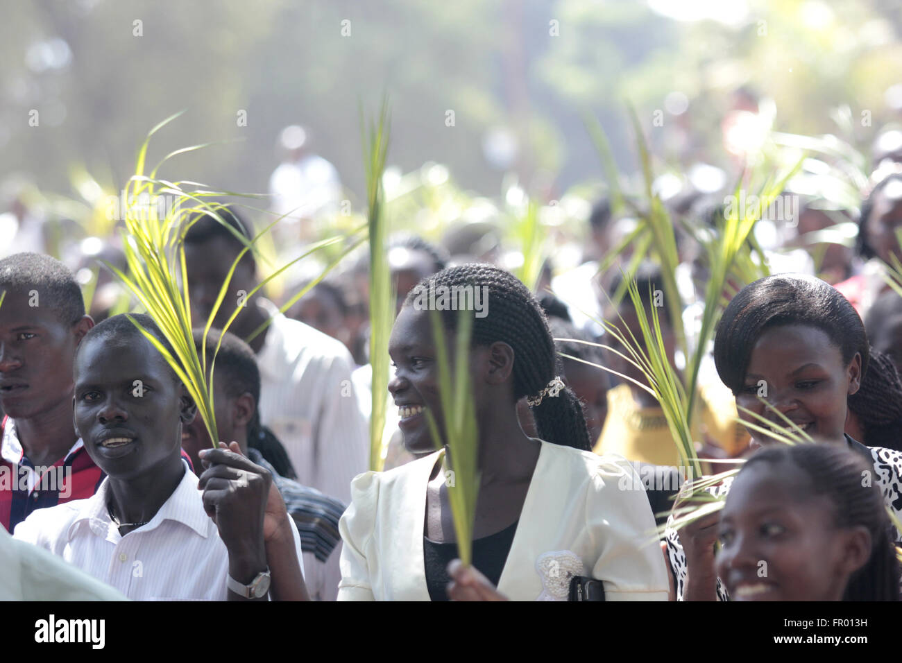 Kampala, Uganda. 2oth March, 2016. Christians match in Kampala, Uganda ...