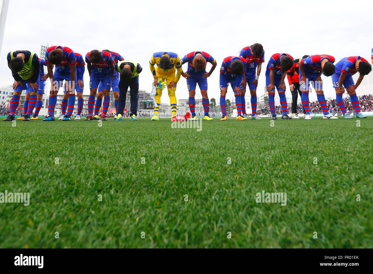 FCU-23/F.C. Tokyo U-23 team group (FC Tokyo U-23), MARCH 20, 2016 - Football / Soccer : 2016 J3 ...