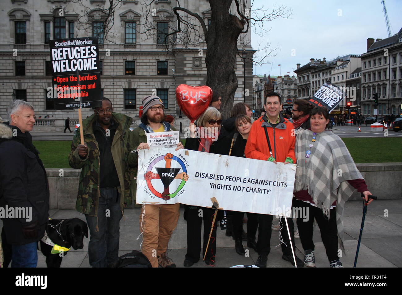 Disabled people against cuts hi-res stock photography and images - Alamy