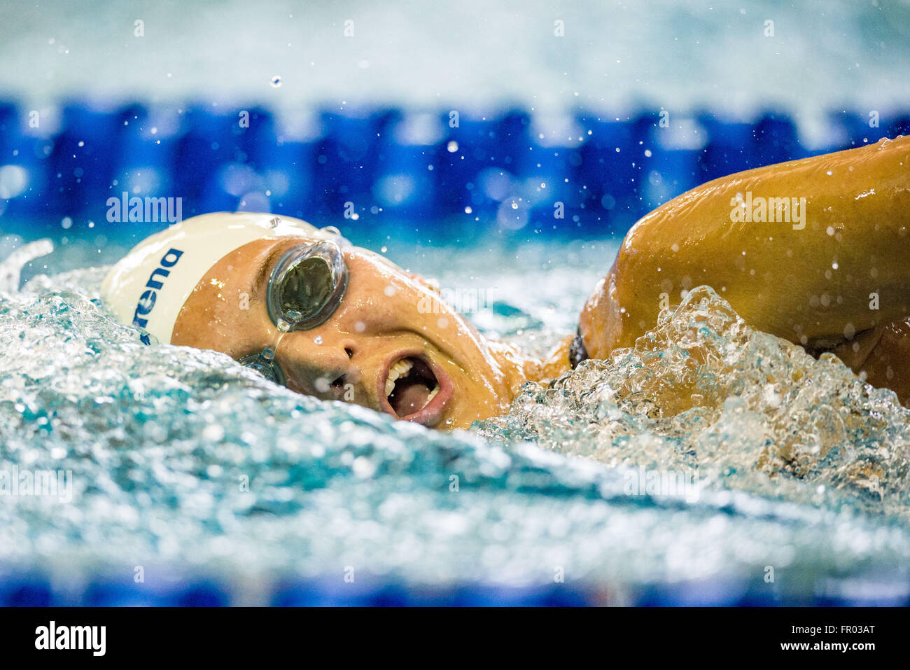 Auburn swimmer Zoe Thatcher during the NCAA Women's Swimming and Diving ...