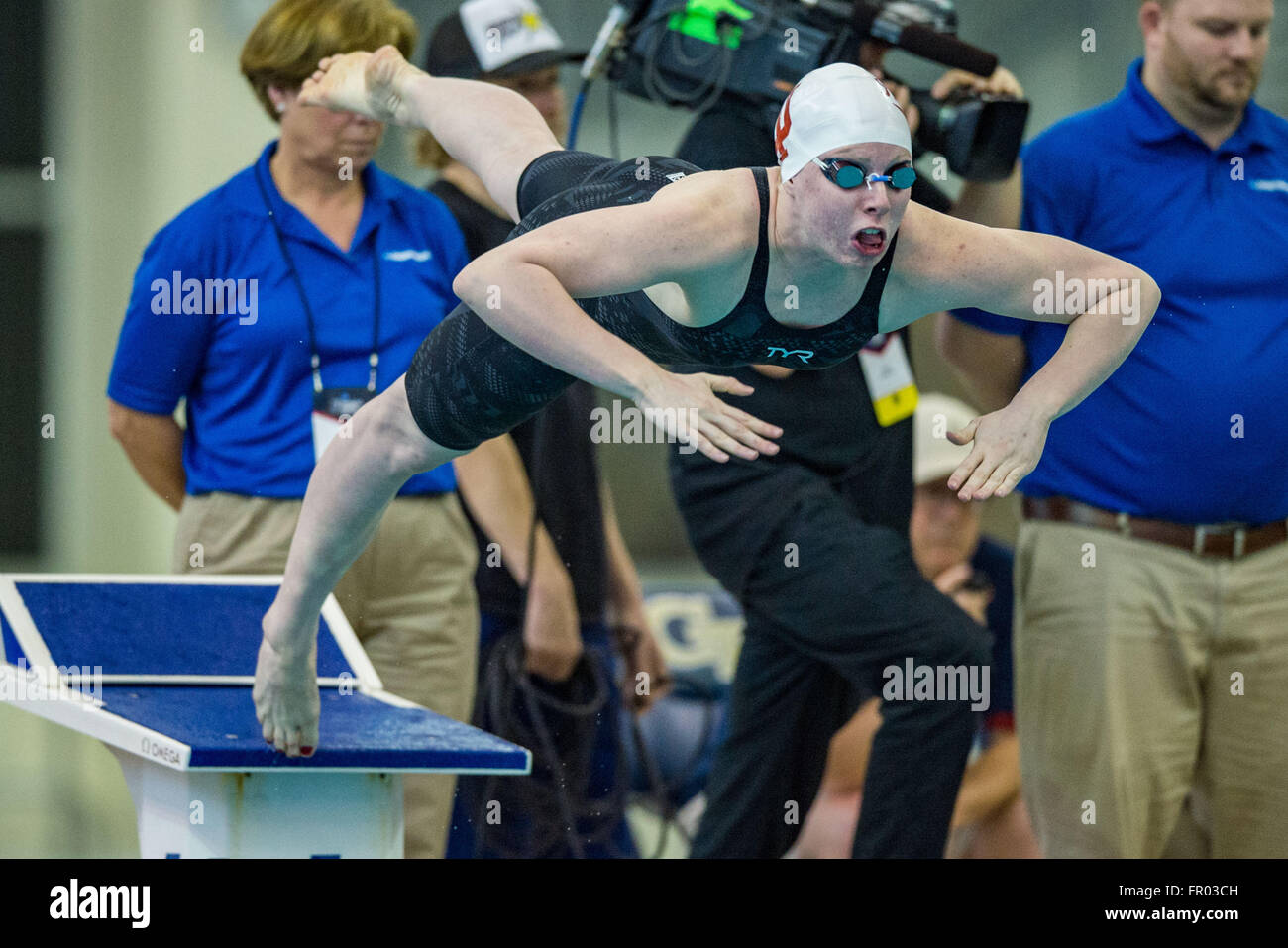 Indiana swimmer Lilly King during the NCAA Women's Swimming and Diving ...