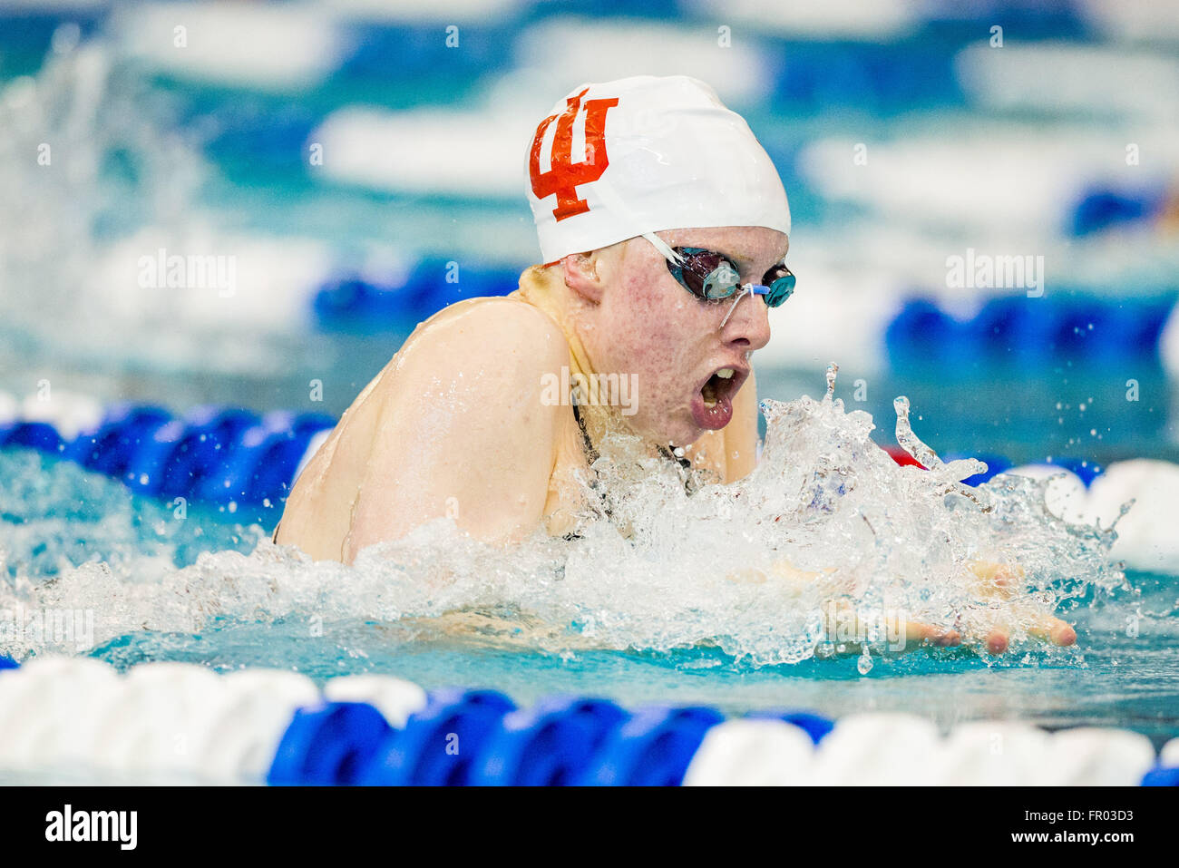 Indiana swimmer Lilly King during the NCAA Women's Swimming and Diving ...