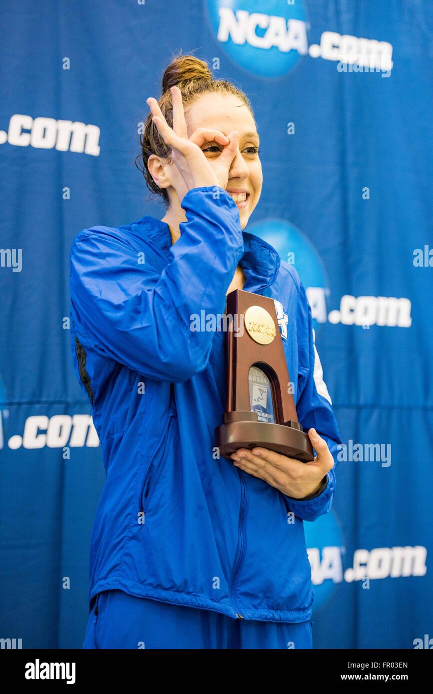 Kentucky swimmer Danielle Galyer during the NCAA Women's Swimming and ...