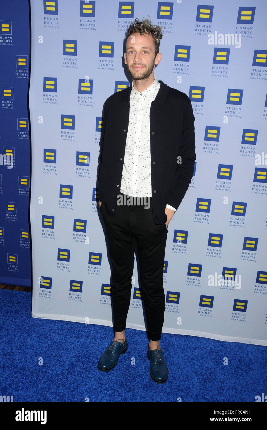 Wrabel 2016 human rights campaign los angeles gala dinner hi-res stock ...