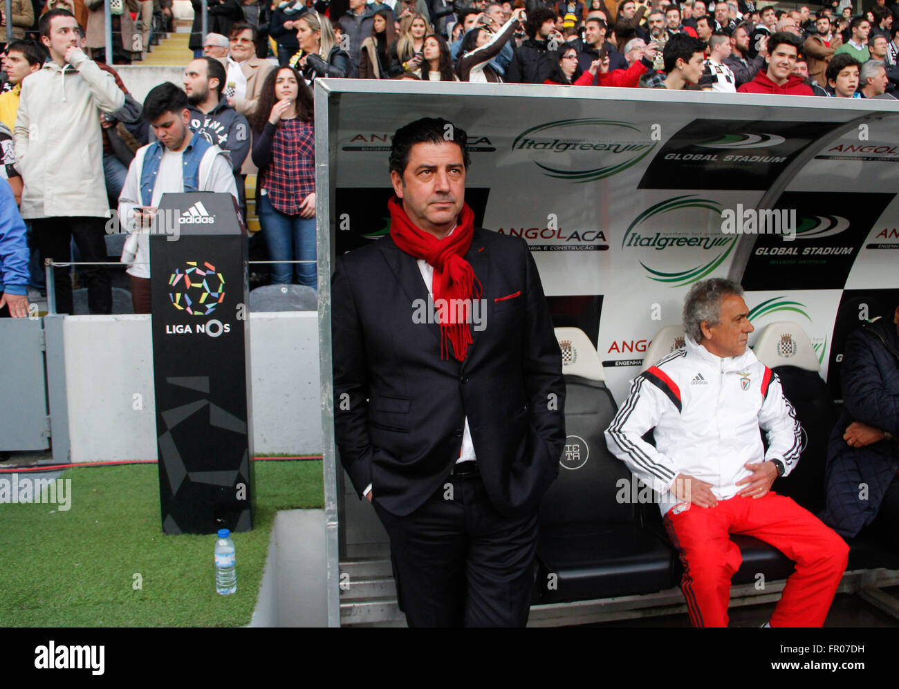 Porto, Italy. 20th Mar, 2016. Benfica's coach Rui Vitoria during the ...
