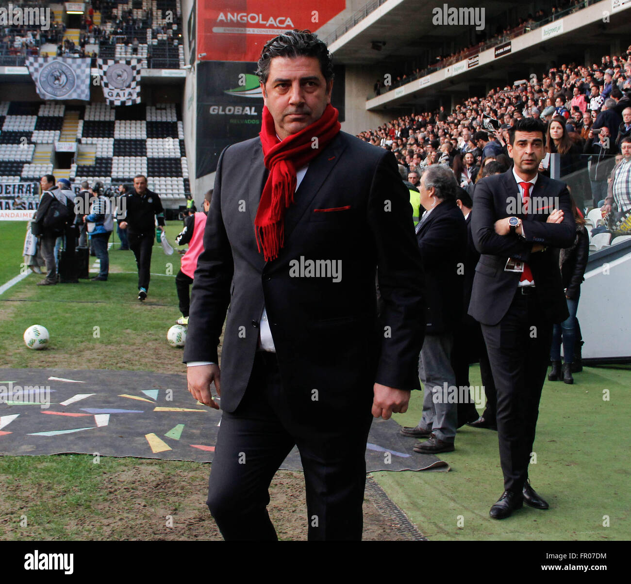 Porto, Italy. 20th Mar, 2016. Benfica's coach Rui Vitoria during the ...