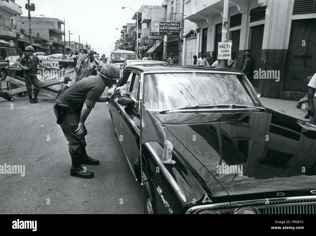 1965 - Dominican Civil War: Santo Domingo Car of Indian Major General ...