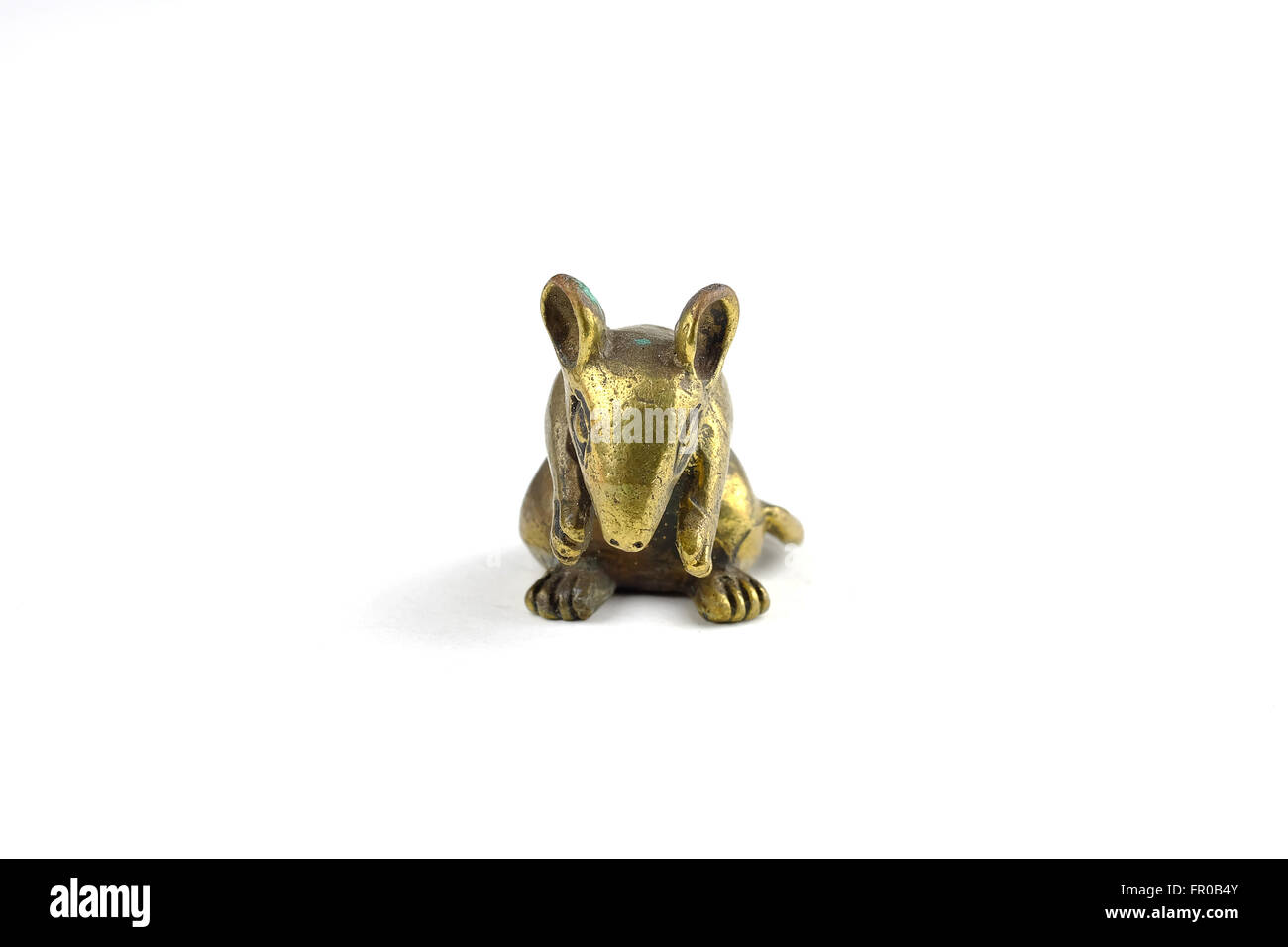 The golden statue of a rat Stock Photo - Alamy