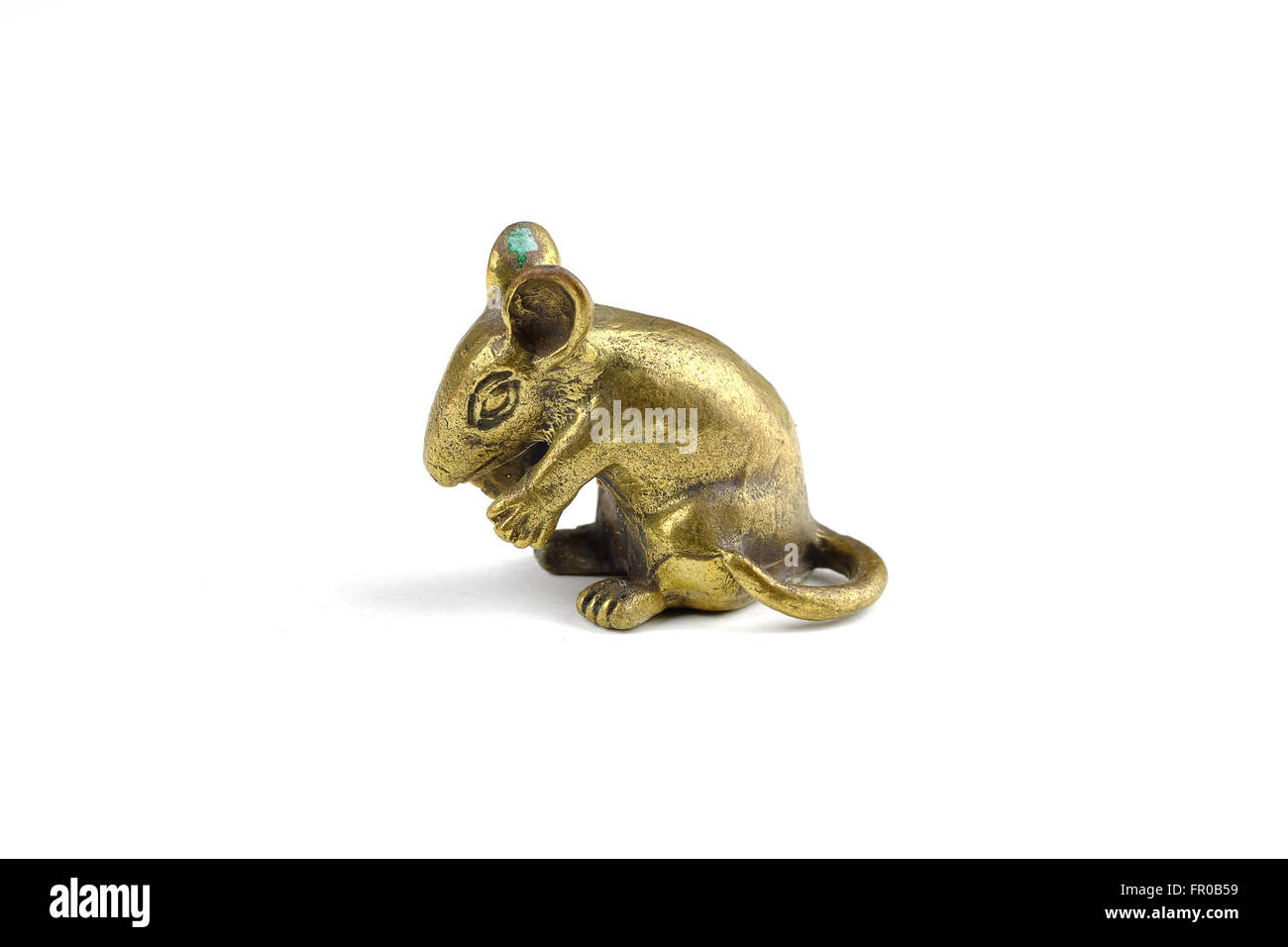 The golden statue of a rat Stock Photo - Alamy
