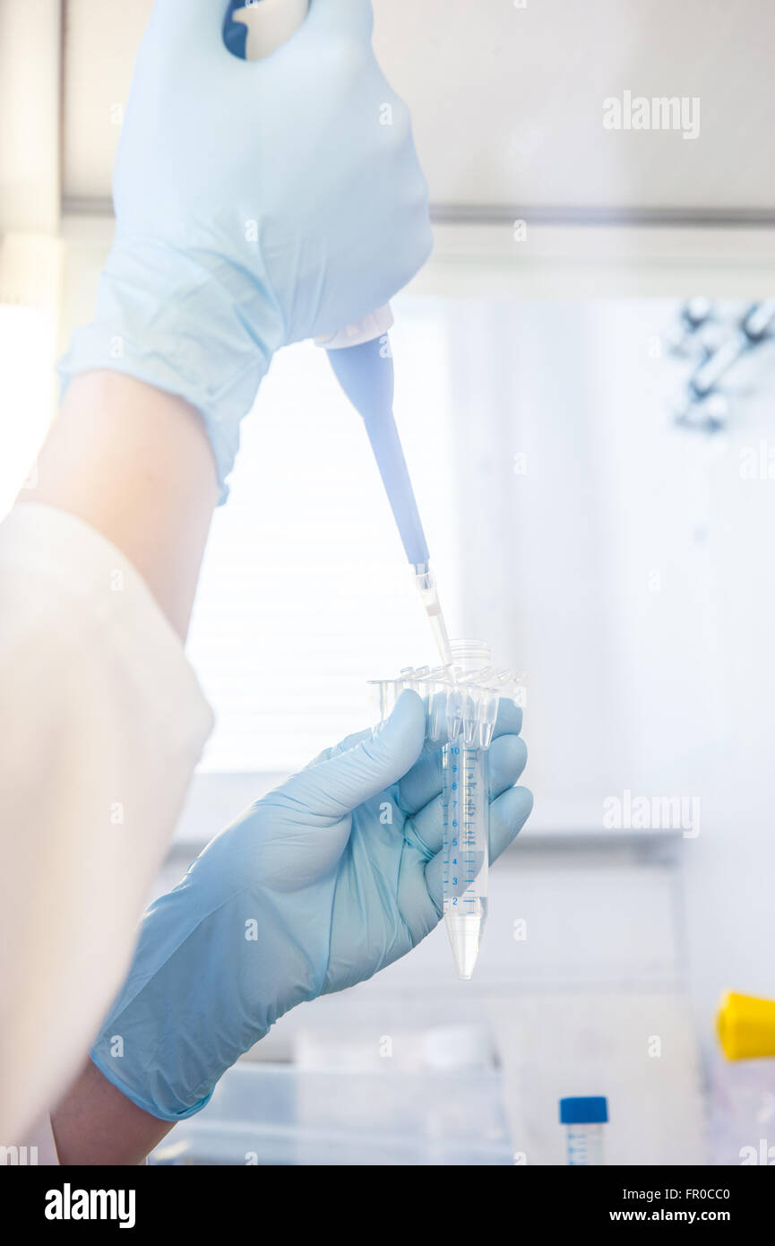 Illustration Researcher, lab work Stock Photo - Alamy