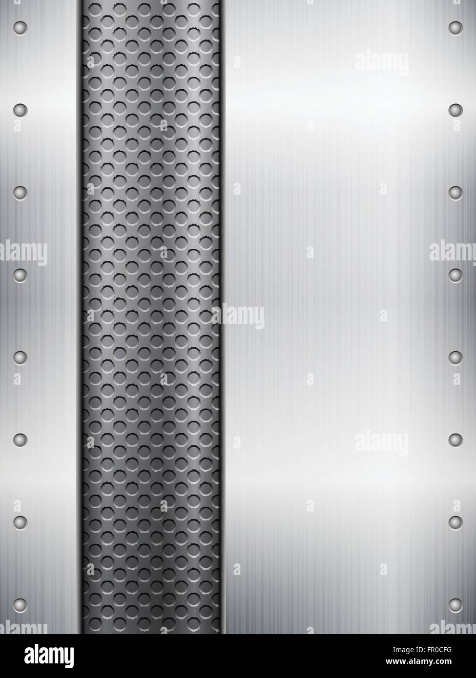 Pattern of metal texture background. Vector illustration Stock Vector ...