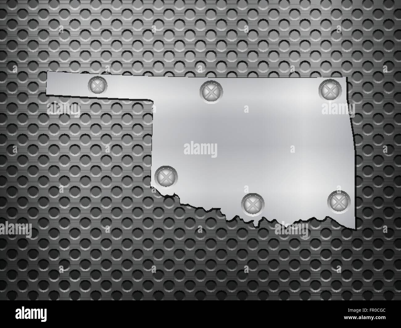 Map Oklahoma Stock Vector Images - Alamy