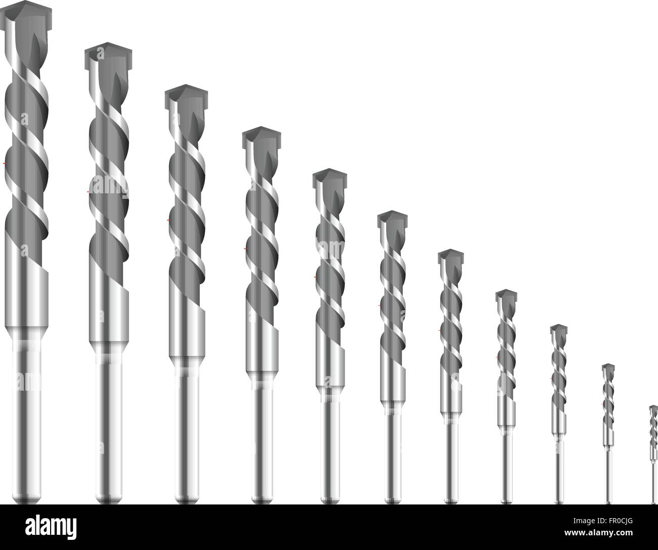 Drilling bits Stock Vector Images - Alamy