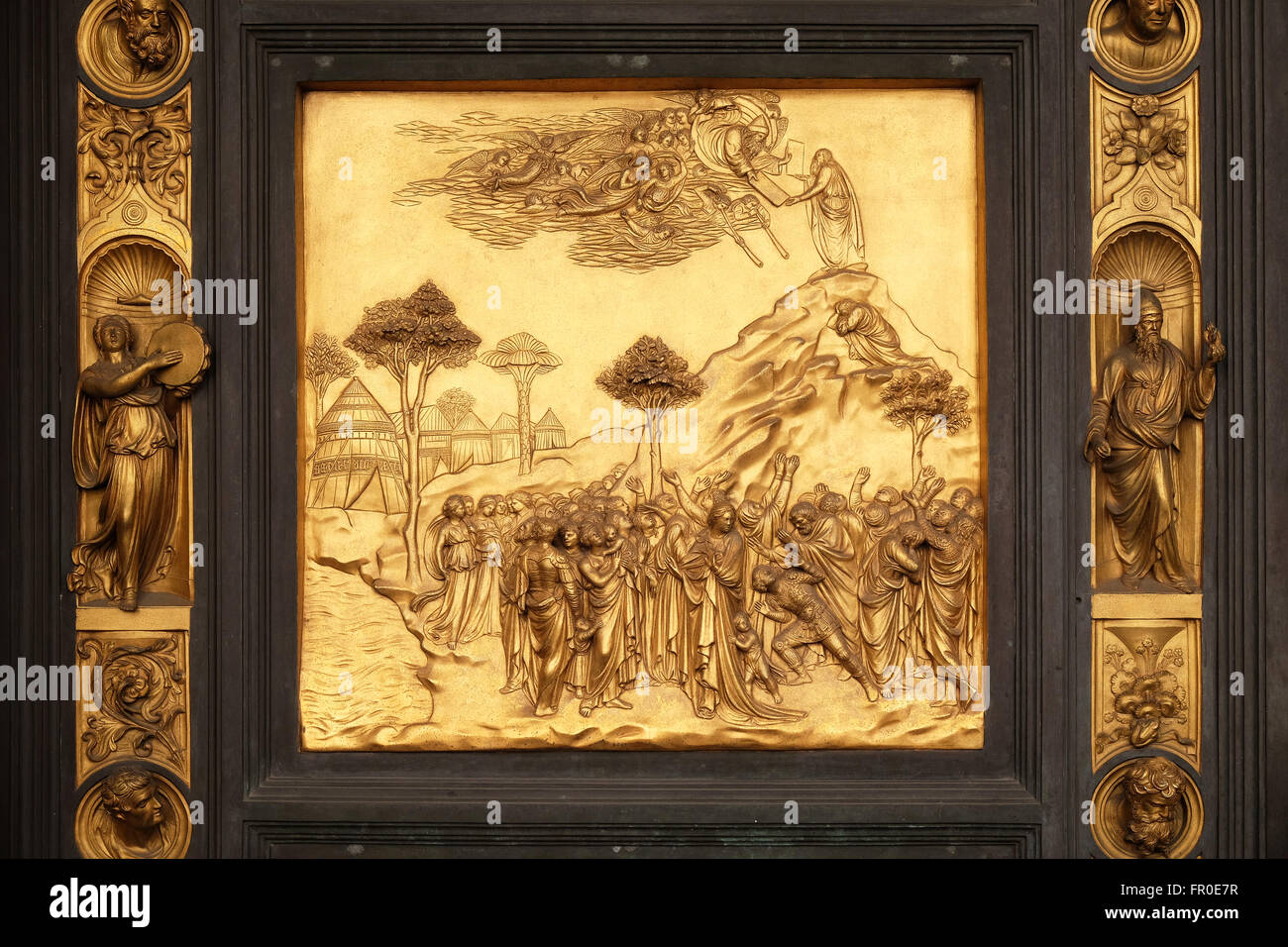 Baptistery of Saint John, Gates of Paradise, Moses, Florence, Italy on ...