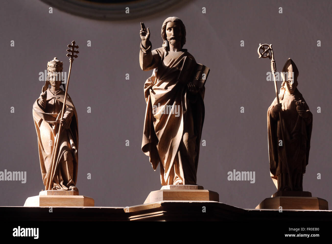 Jesus savior with saints, the parish church of St. Peter and Paul in ...